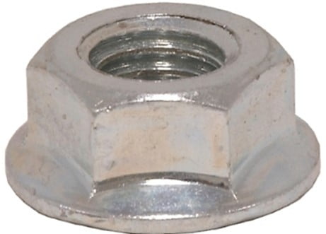 #8-32 (USS) SERRATED FLANGE NUT, Zinc Plated (125-PACK)