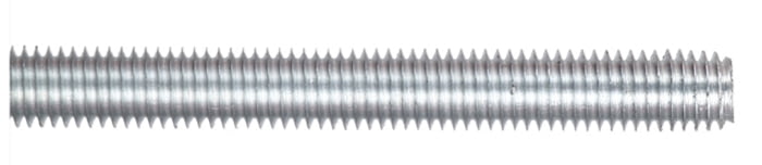 7/8"-14 (SAE) GRADE-5 THREADED ROD, Zinc Plated (10-PACK)